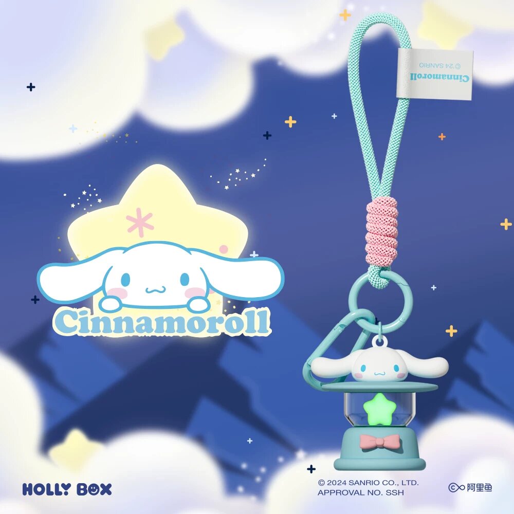 Оригинальный керосиновый ночник-подвеска Sanrio: Мелоди, Куроми, Хелло Китти. Подарок на день рождения, брелок для