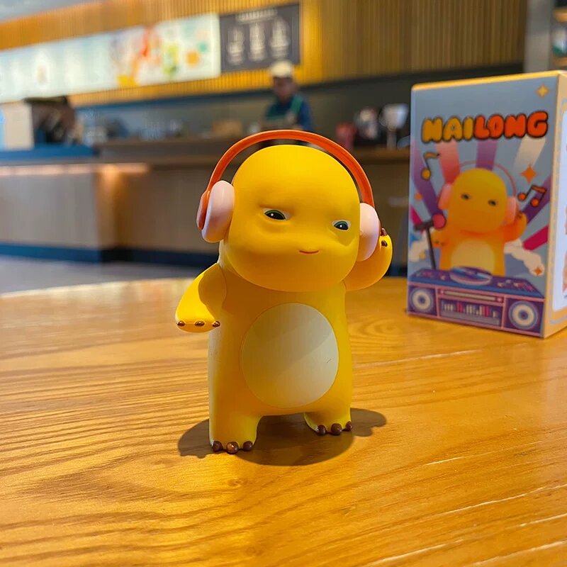 Декоративная фигурка Baby Dragon DJ, забавный офисный аксессуар для дома или подарка, милый элемент интерьера с