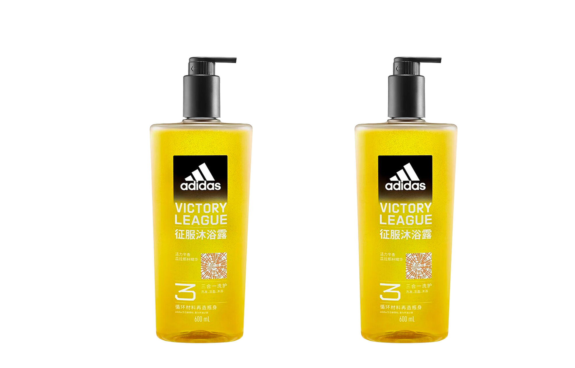 Гель для душа мужской Adidas Victory League Conquer 600ml*2