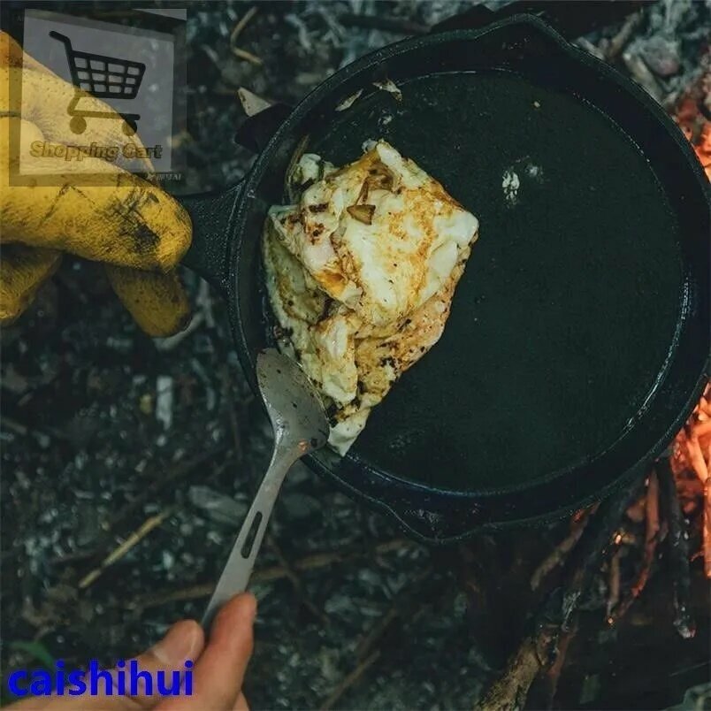 FIRE MAPLE Сковорода Чугунная 6 Дюймов 600 мл С Антипригарным Покрытием Для Кемпинга И Открытого Огня