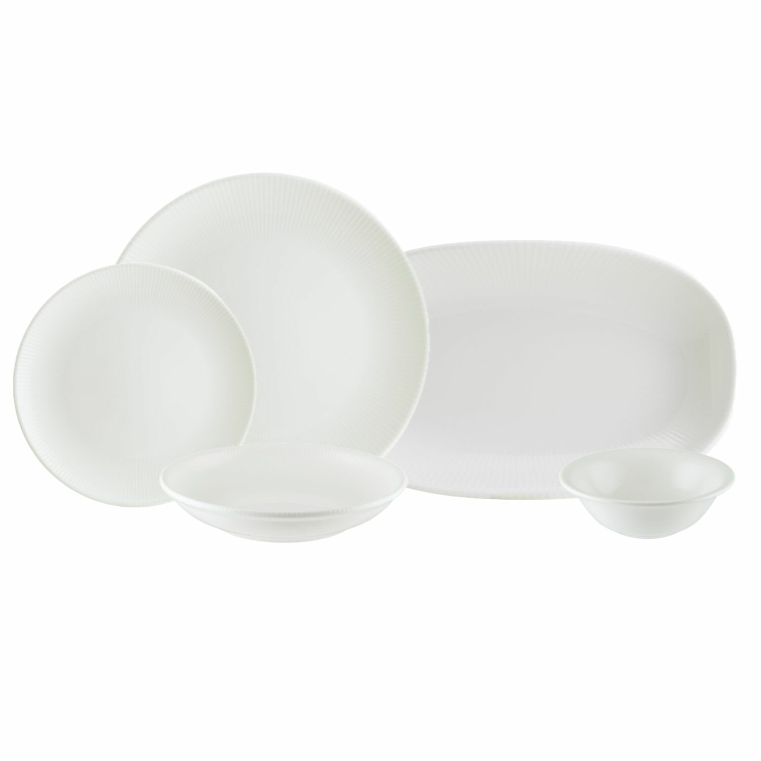 Столовый сервиз Bonna Iris White premium porcelain dinner set BON64411