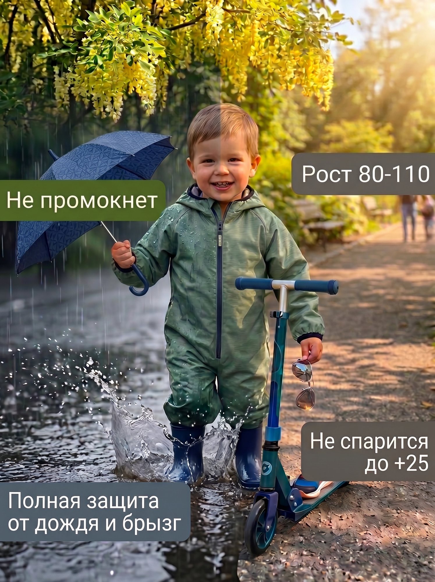 Комбинезон-дождевик Муссон 2.0