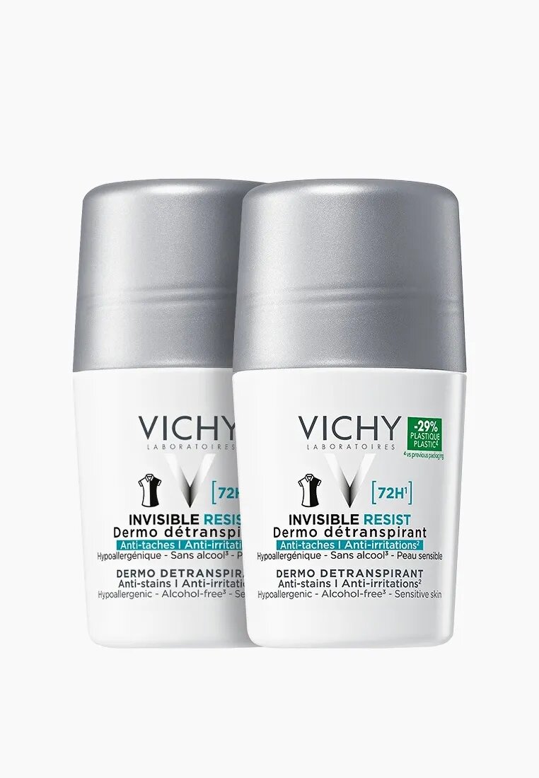 Vichy Дезодоранты шариковые 2 шт. 2 х 50 мл