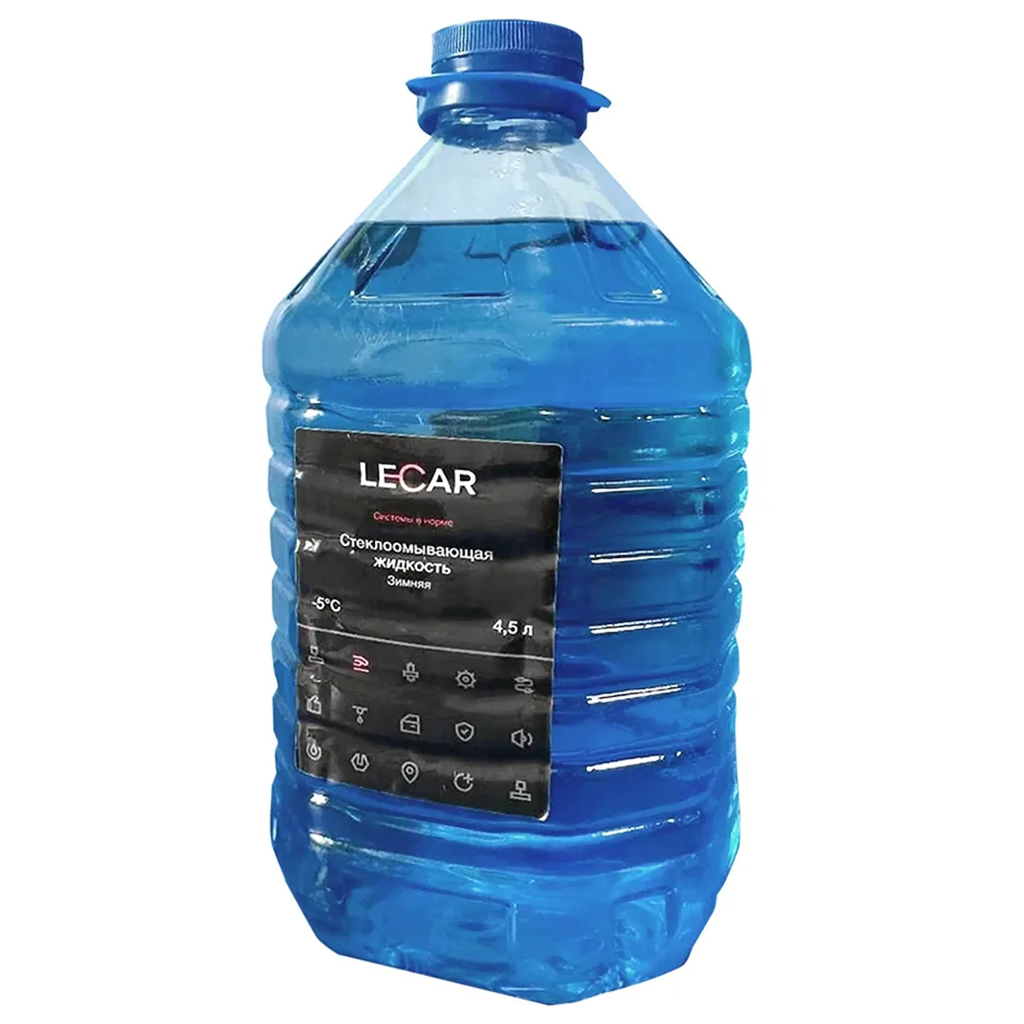Стеклоомывающая жидкость летняя LECAR 4,5 л. (ПЭТ)