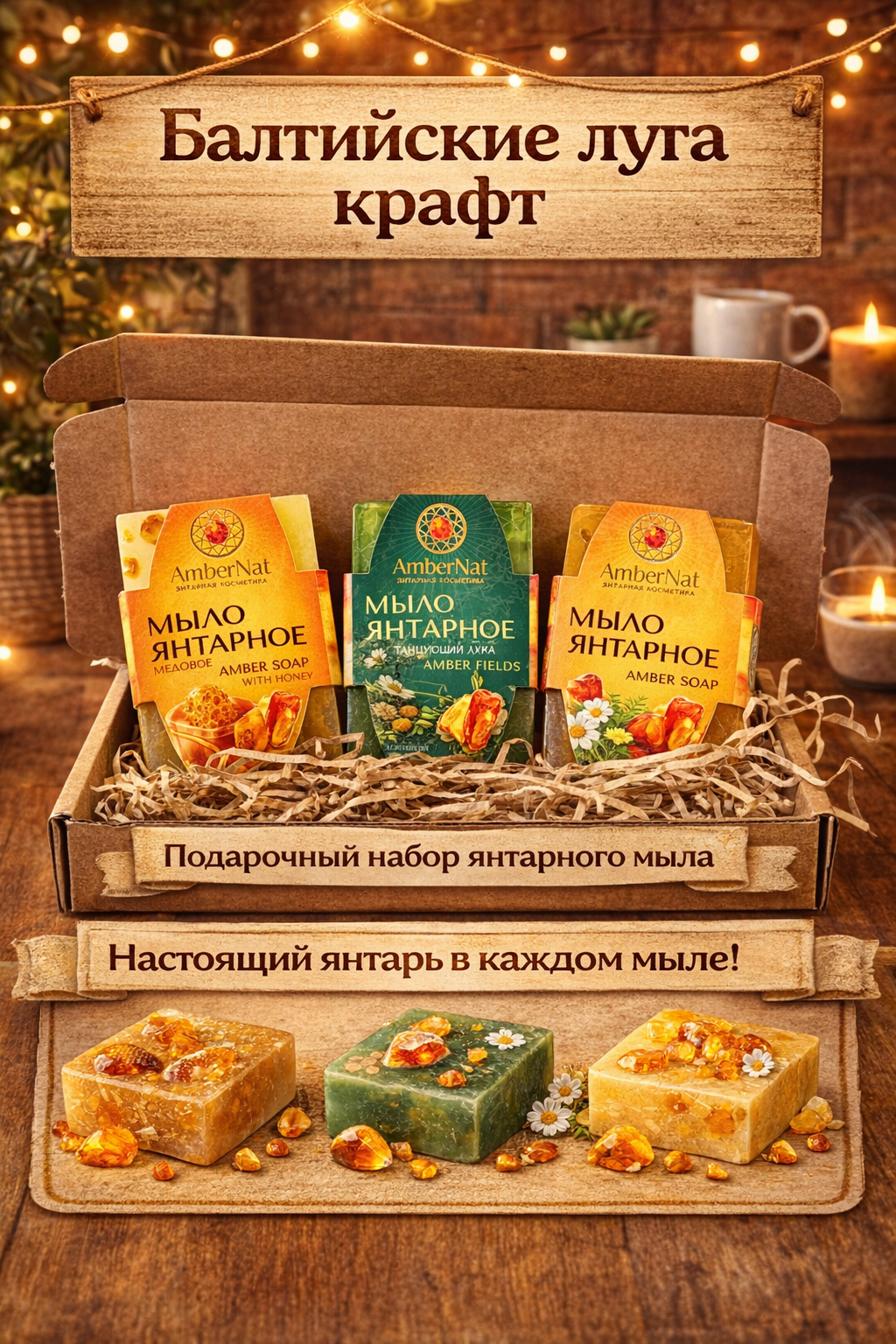 Подарочный набор для женщин Балтийские Луга крафт