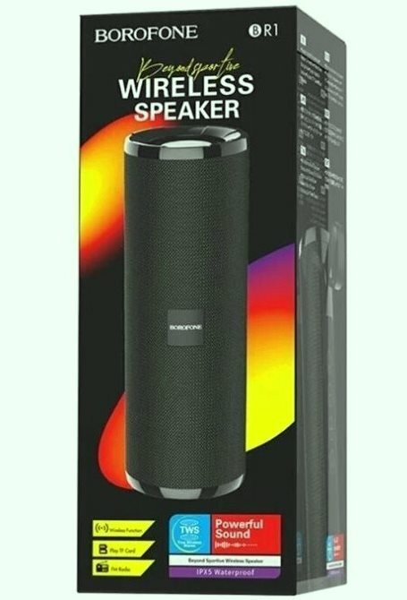 Беспроводная bluetooth-колонка Borofone BR1 Beyond. Цвет Черный