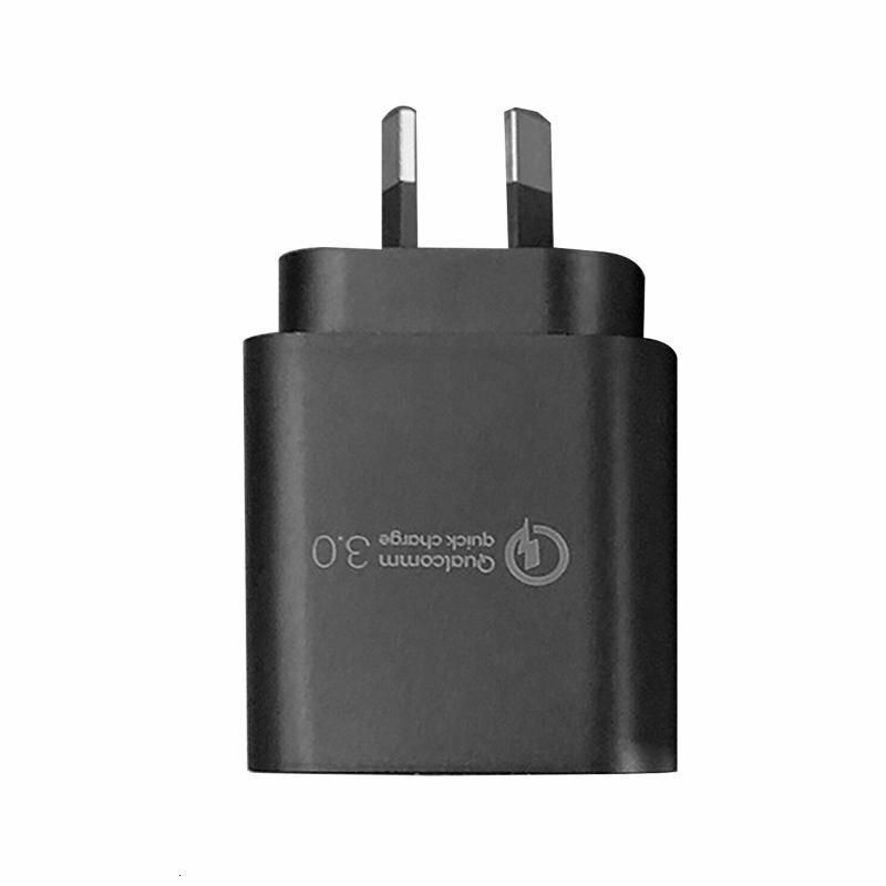 Быстрозарядное устройство USB, 18 Вт, Черный - AU