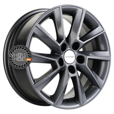 Диск автомобильный литой Khomen Wheels KHW1604 (Fabia/Polo) 16x6 5x100 et45 dia57.1 Gray