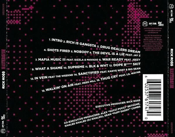 Аудио CD Rick Ross "Mastermind" CD (EU) NEW — фото 1