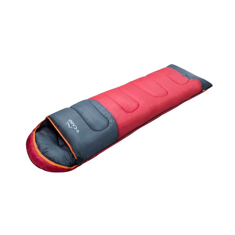 Спальные мешки конверт прямоугольные унисекс V-CAMP, red, 150CM EU