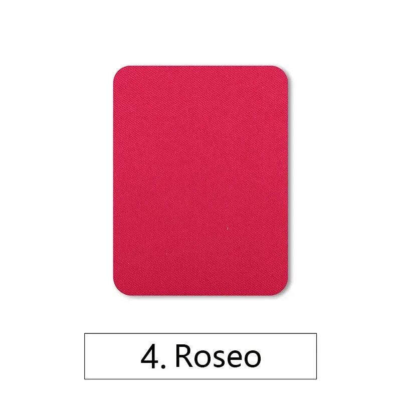 Хлопковые нашивки 12,5x9,5 см, 4 шт. Красный, 04 Rose Red 4pcs