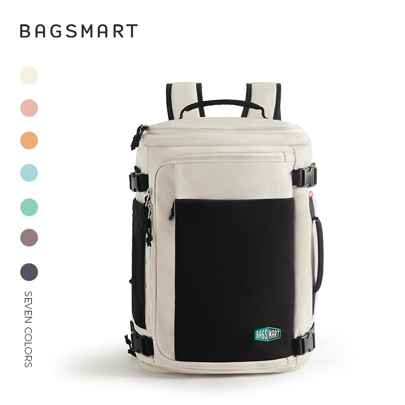 BAGSMART Бежевый дорожный рюкзак