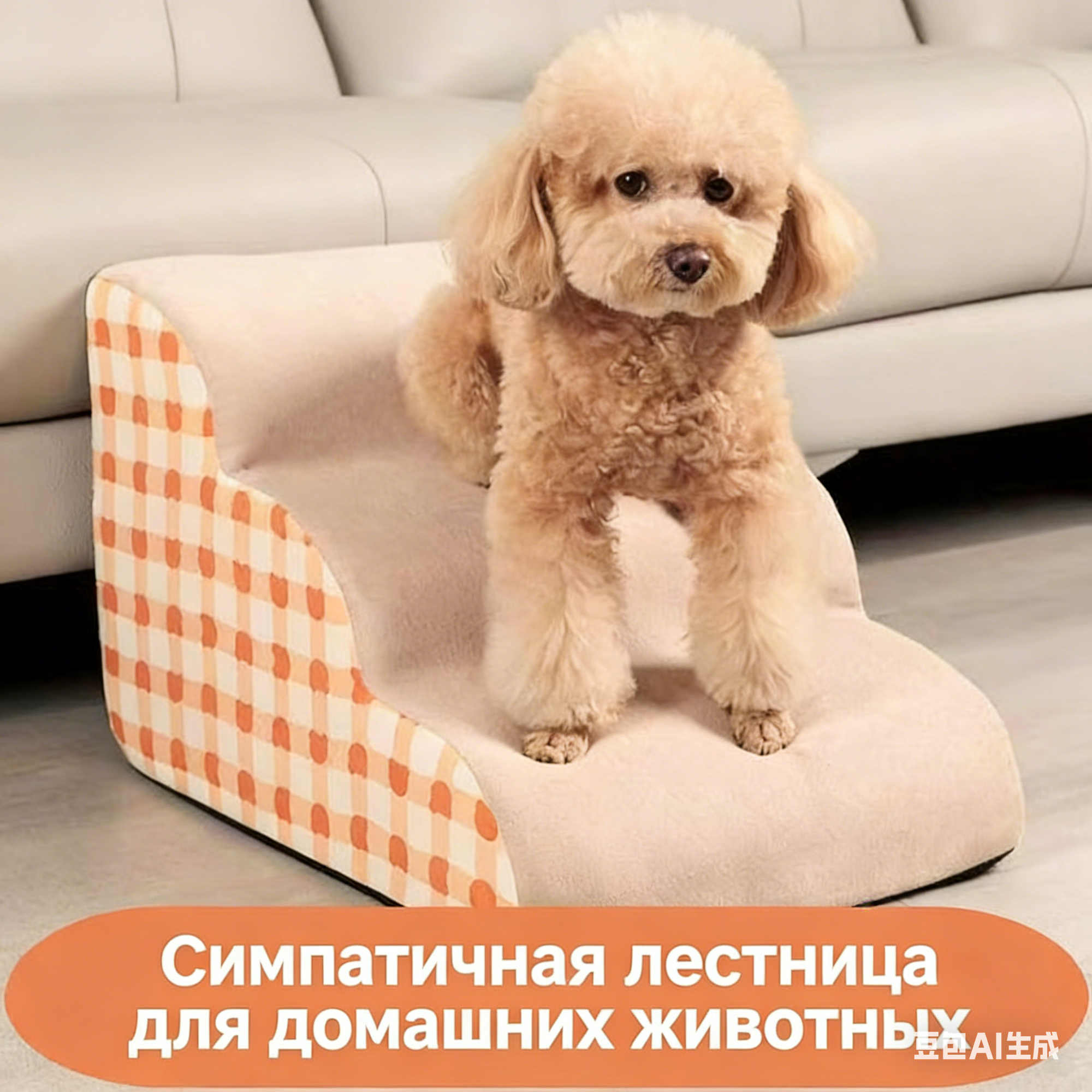 Симпатичная лестница для домашних животных, из высокоэластичного губчатого материала, 40*55*35 см