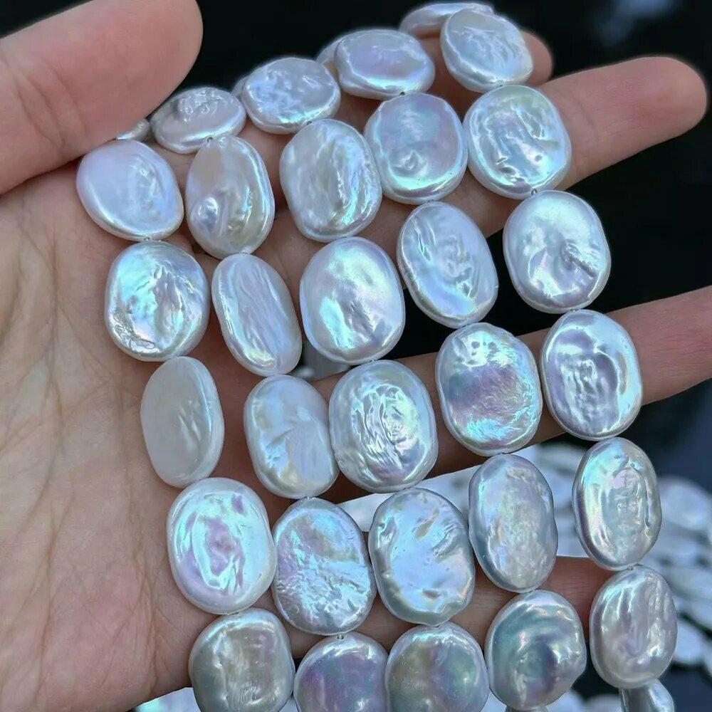 Бусины из барочного жемчуга для рукоделия, натуральные, разной формы (создание браслетов/колье)