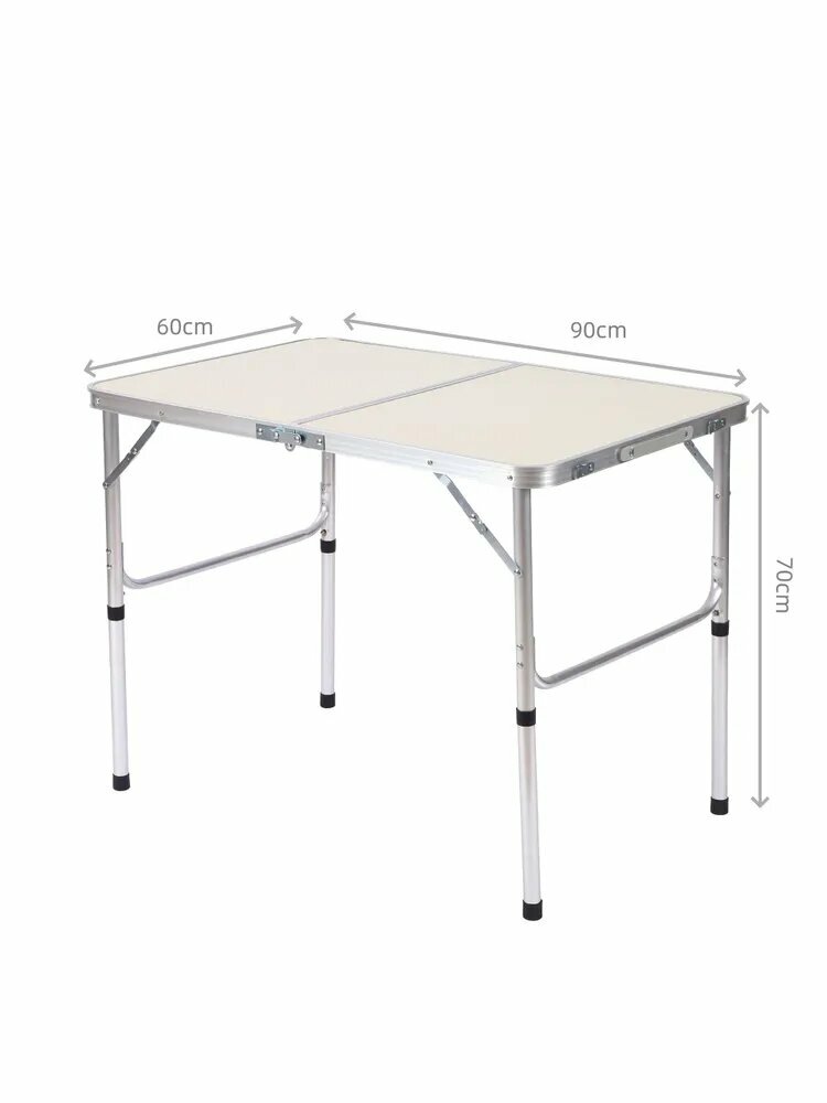 Садовый стол из МДФ 60×90 см, компактный и практичный столик для дачи, балкона и террасы — фото 1
