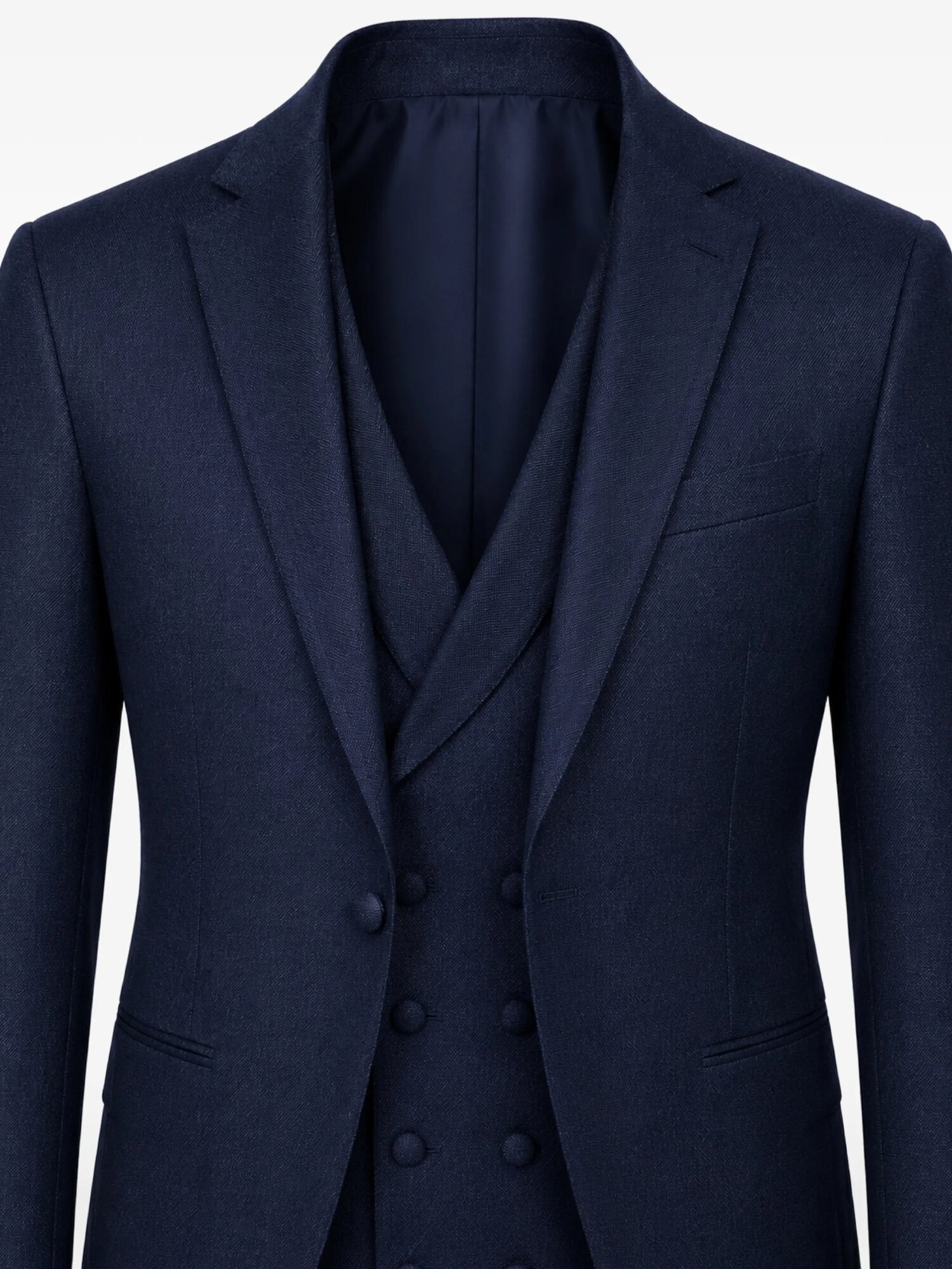 Комбинезон Ramon Sanjurjo Three-piece single-breasted suit, размер 54, blue — фото 1