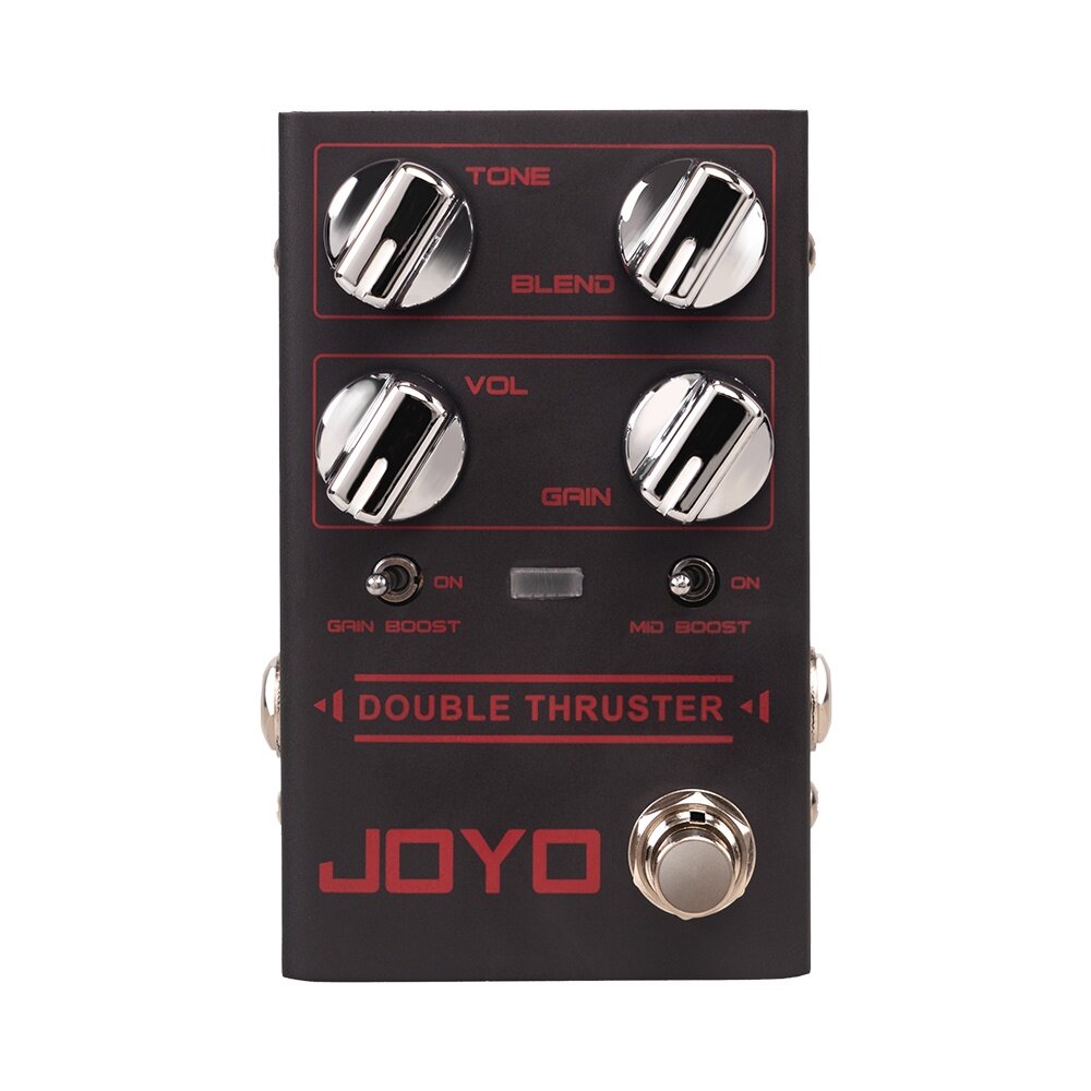Педаль JOYO R-28, двойной трустер, бас овердрайв, острая высокая частота, зернистый звук