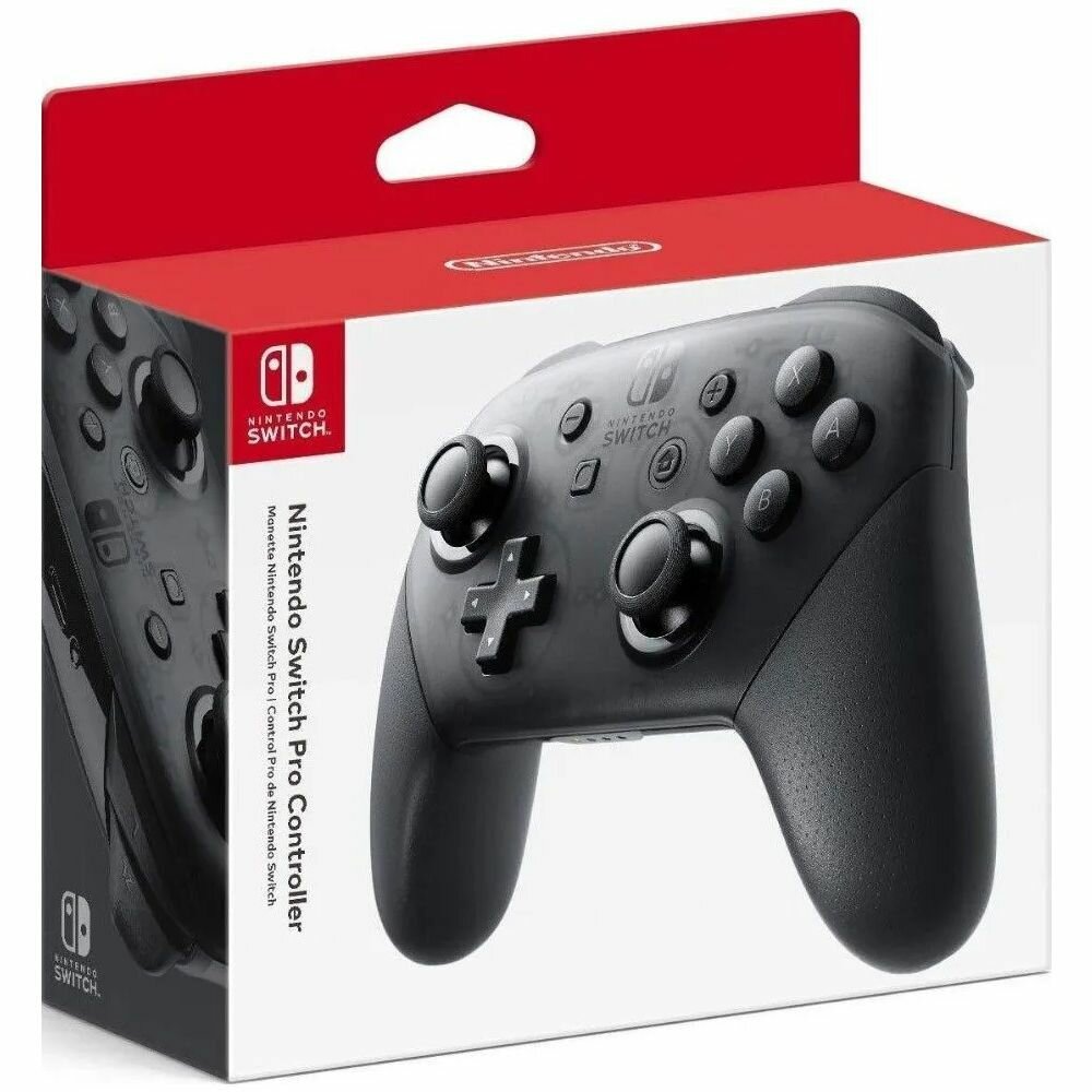 Геймпад Nintendo Switch Pro Controller Черный, Bluetooth, NFC, черный