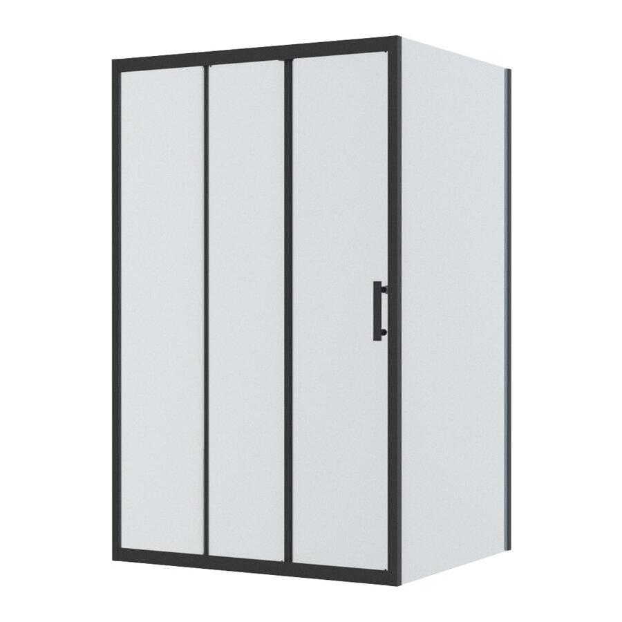 Душевой уголок Belbagno Uno 120х70 UNO-195-AHF-31-120/70-C-NERO черный
