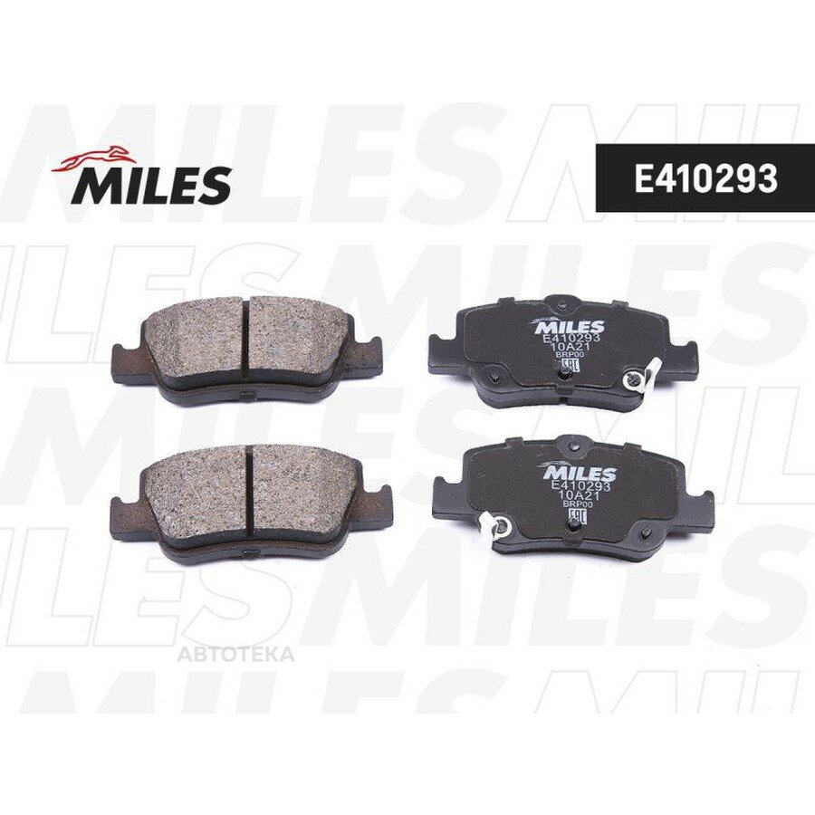 Колодки тормозные TOYOTA AURIS 1.33-2.2 07- (Великобритания) зад. LowMetallic MILES E410293