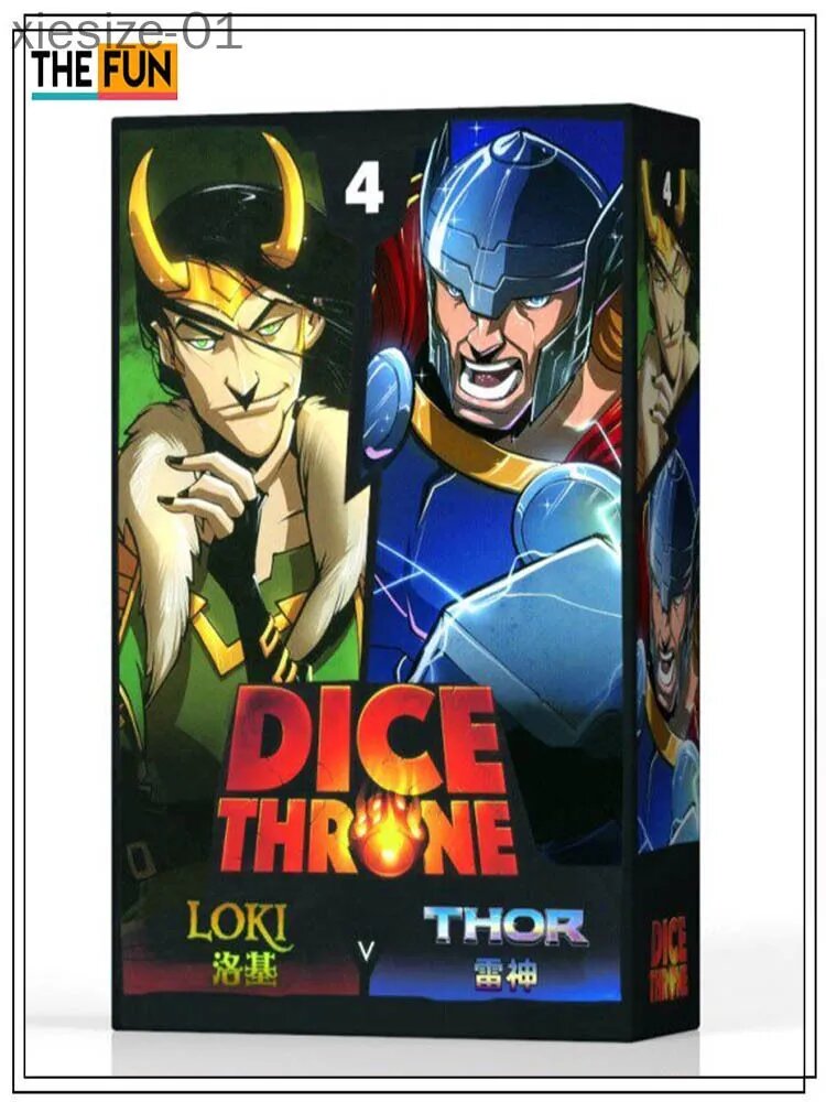 Настольная Карточная Игра Настольная DICE THRONE Игра (Китайская версия) Новая Версия Игры