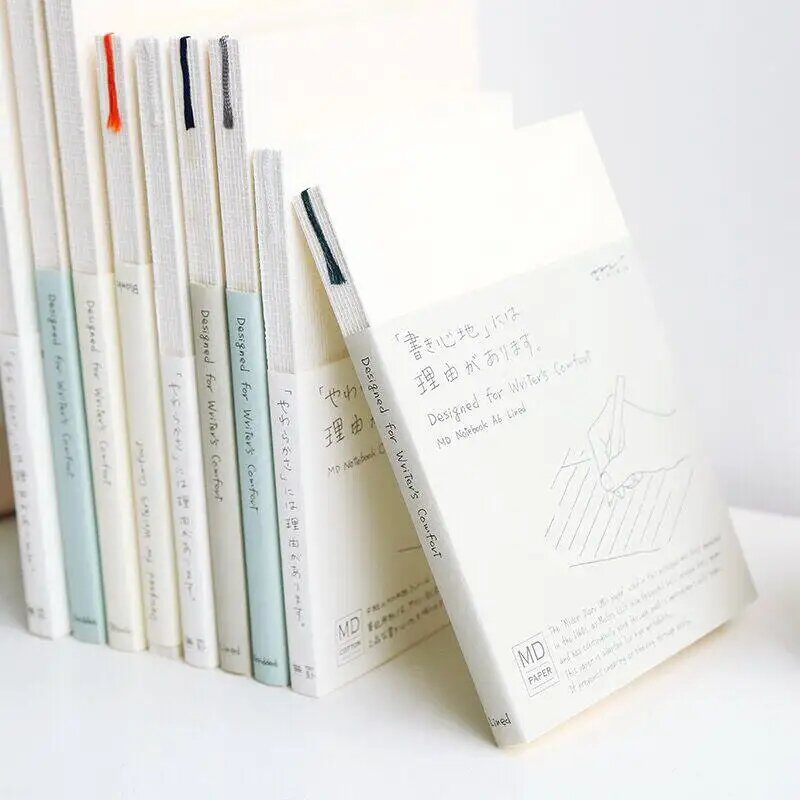 MIDORI MD блокнот Бежевый, A6 grid notebook — фото 1