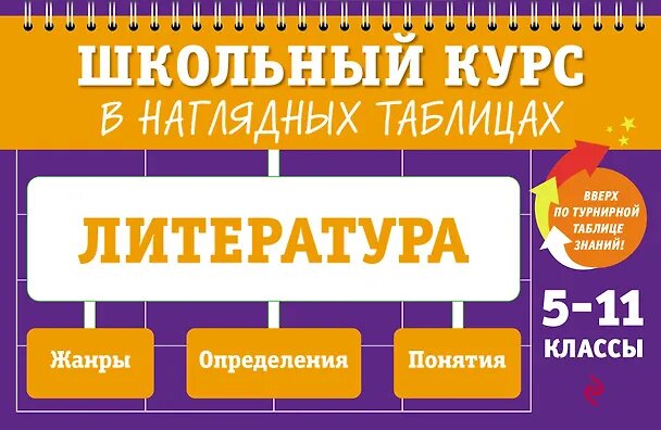 Литература. 5-11 классы. Школьный курс в наглядных таблицах