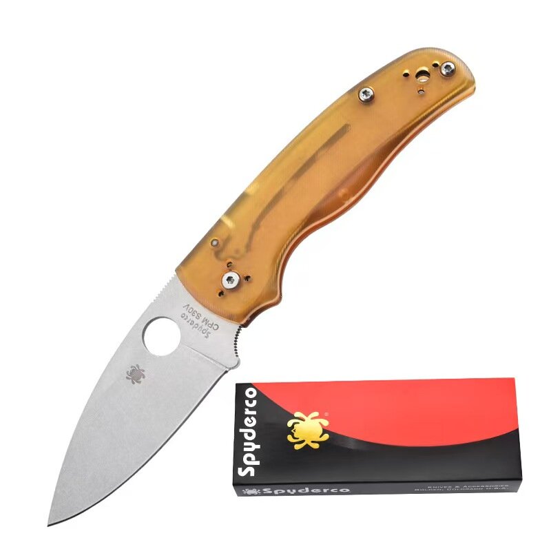 Spyderco C229 Портативный складной нож «Паук», лезвие из высококачественной стали S30V