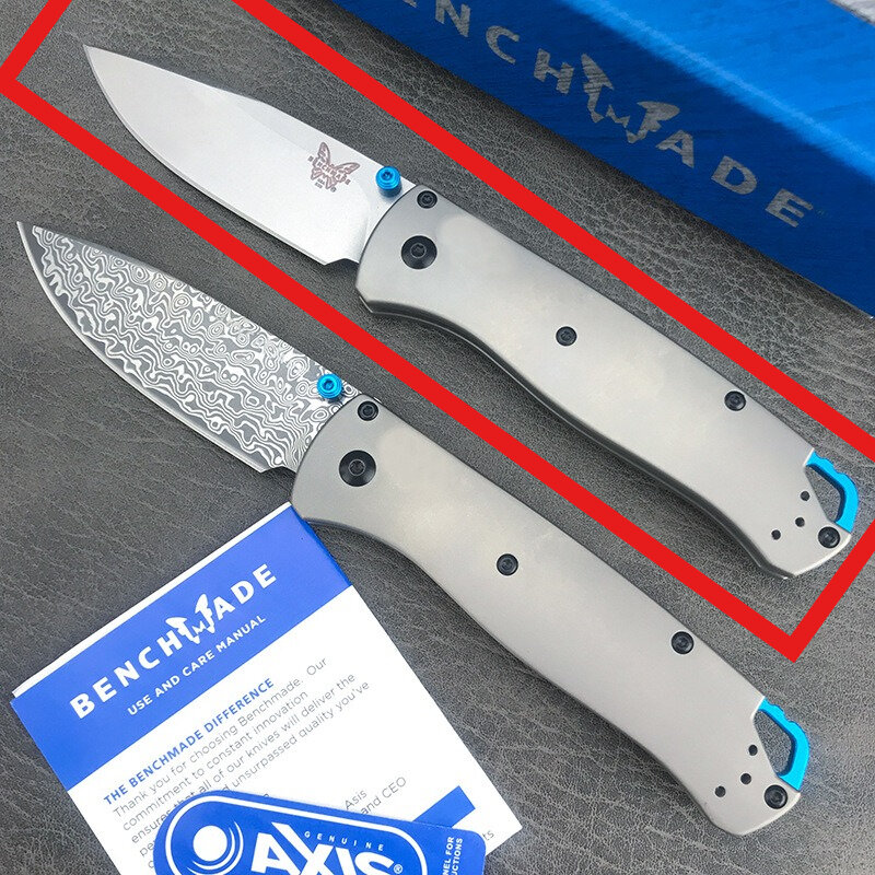 Benchmade535 Складной нож из дамасской стали, портативный, для кемпинга, нарезки мяса и личной защиты
