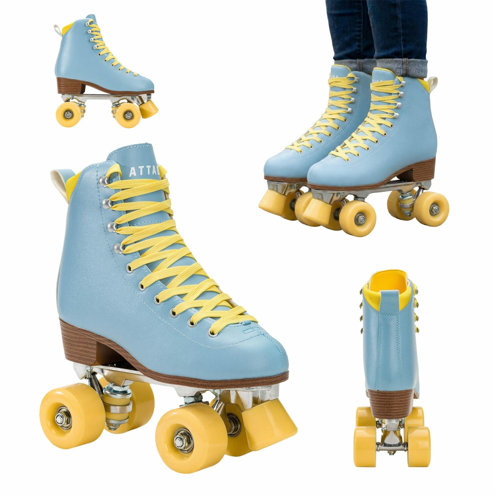 DECATHLON ролики ATTABO Cascada, синий, 37