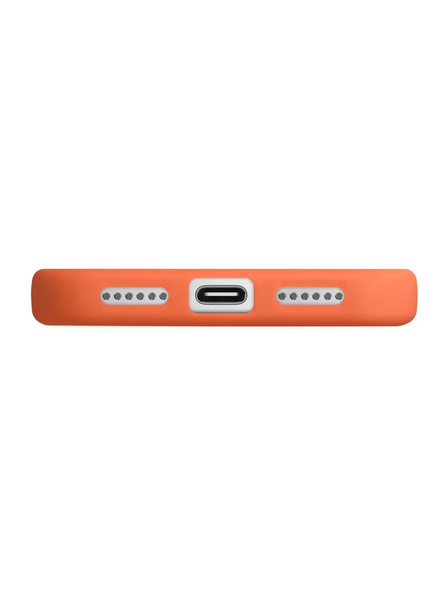 Чехол О'кейси, для iPhone 17 Pro, матовый, с MagSafe, оранжевый — фото 1