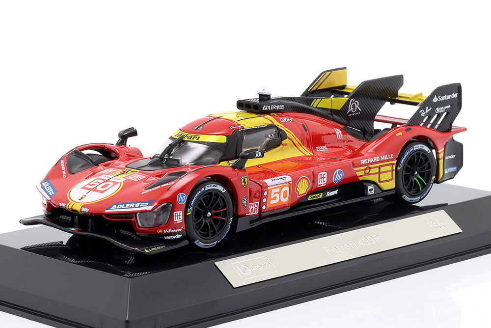 Модель коллекционная BBURAGO Ferrari 499P winner 24H le mans 2024