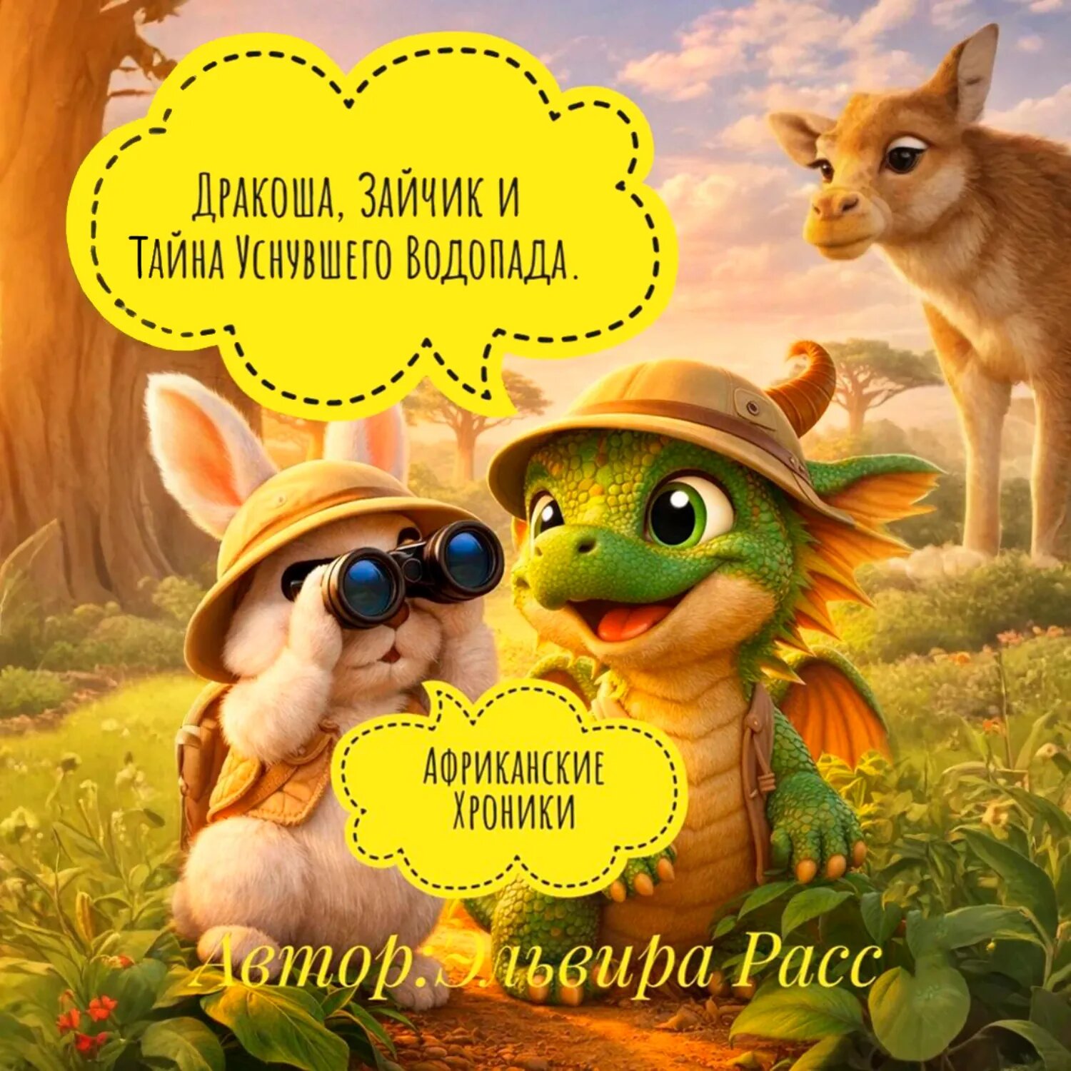 Дракоша, Зайчик и Тайна Уснувшего Водопада. Африканские Хроники [Аудиокнига]