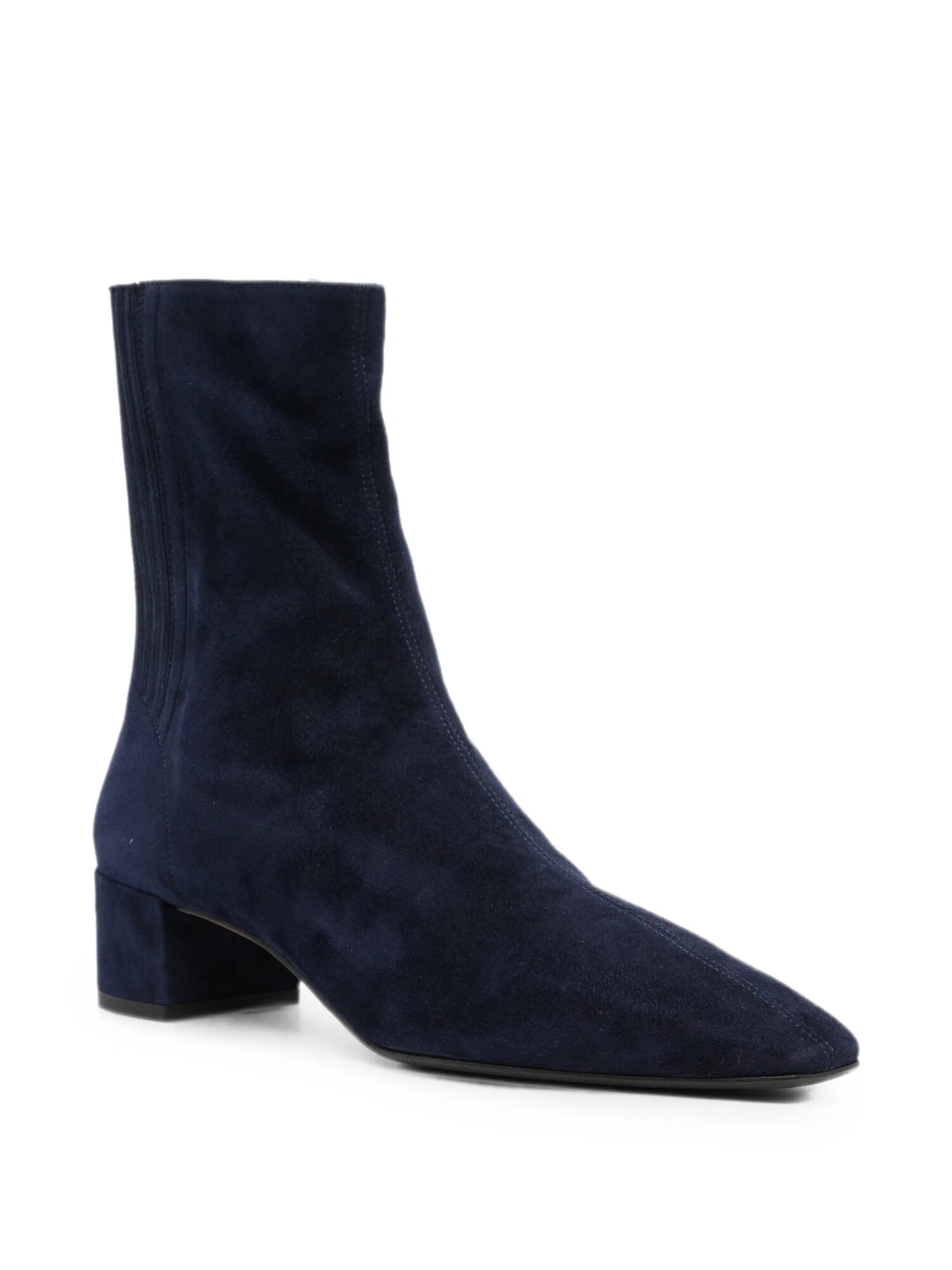 Ботинки Aquazzura Saint Honoré suede ankle boots, размер 38.5, синий — фото 1