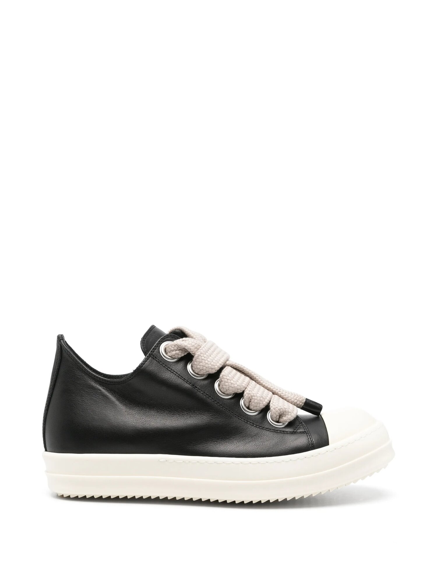 Кроссовки Leather jumbo-lace sneakers