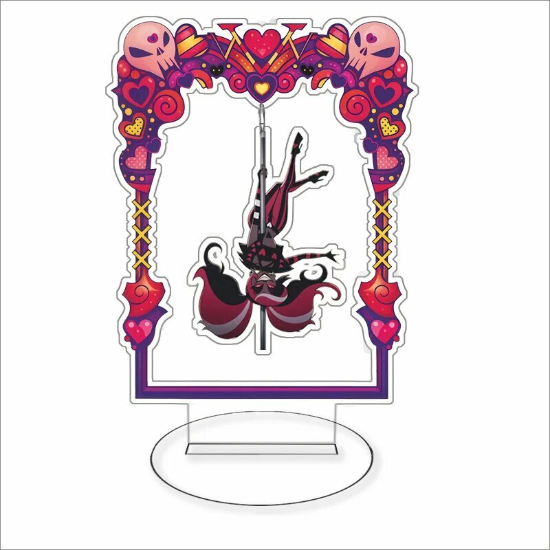 Фигурки Keeppley Hazbin Hotel Вокс, Аластор, Хаск акрил 2 15cm