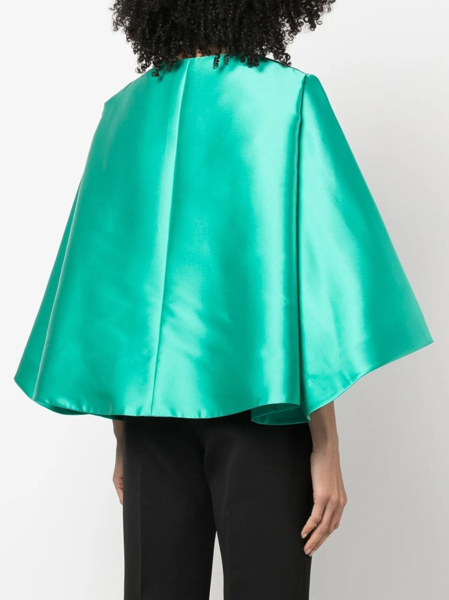 Накидка Alberta Ferretti, размер 42, green — фото 1