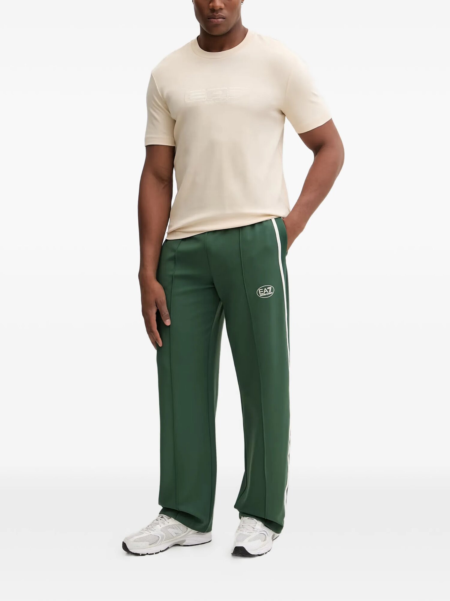 Футболка EA7 EMPORIO ARMANI Logo Series, размер 54, разноцветный — фото 1