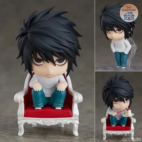 Фигурка L Lawliet (Лоулайт) L 2.0, 10см, PVC, по аниме Death Note (Тетрадь Смерти) — фото 1