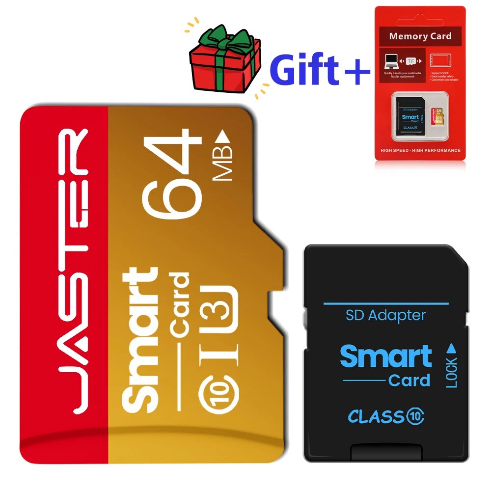 JASTER карта памяти microSD 128ГБ / 256ГБ Class 10 64MB