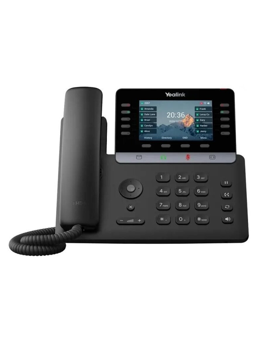 Телефон SIP-T74U Yealink , 16 аккаунтов, 4,3" цветной экран, порт USB, BLF, PoE, GigE, без БП, шт