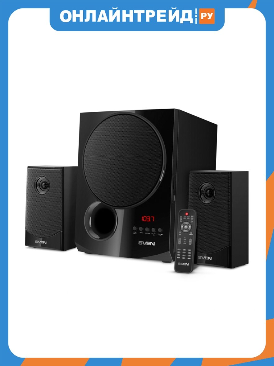 Колонки 2.1 Sven MS-2080 Black 40W+2x15W Bluetooth (SV-018771)