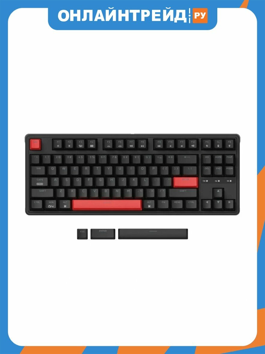 Клавиатура Keychron C3 Pro 8K, Banana Switches, проводная, Black (C3PX-H4Z-RU)
