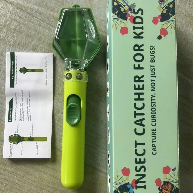 Детский набор для изучения насекомых Зеленый, Green