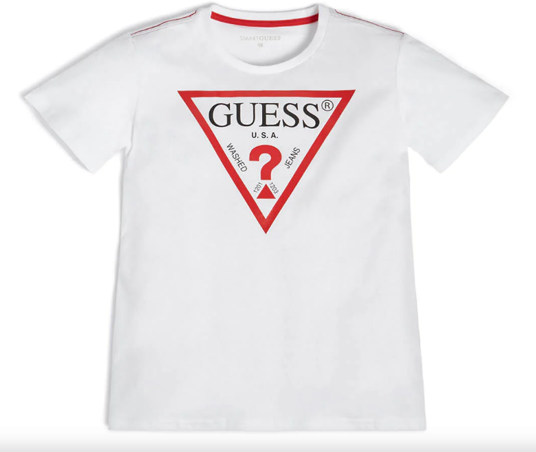Футболка GUESS SS T-Shirt_Core, размер 16, белый — фото 1