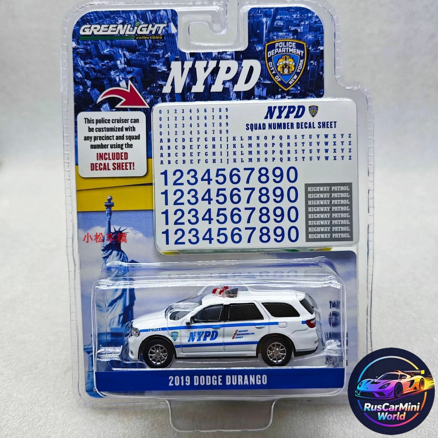 Машинка GREENLIGHT 1:64 2020 FORD POLICE INTERCEPTOR UTILITY Collection die cast alloy car model decoration gift