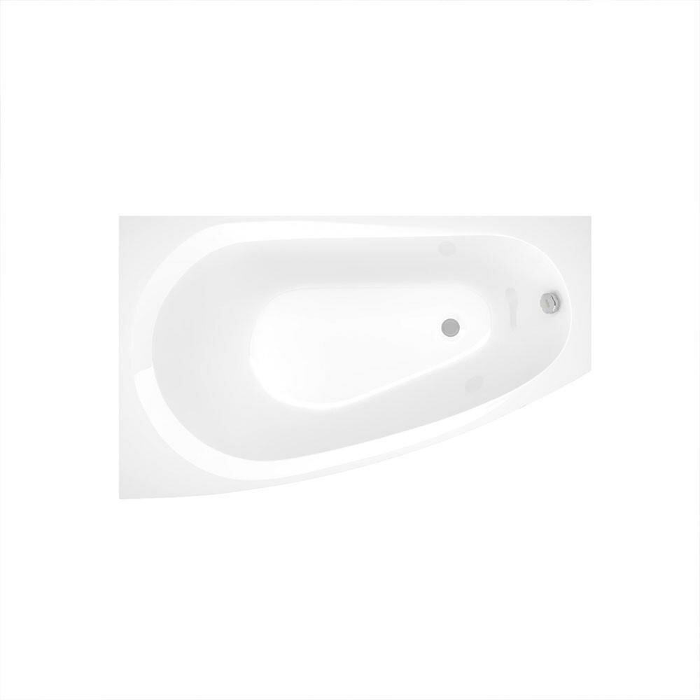 Акриловая ванна Alba Spa Baline 150х90 L ВАС013000Л100 без гидромассажа