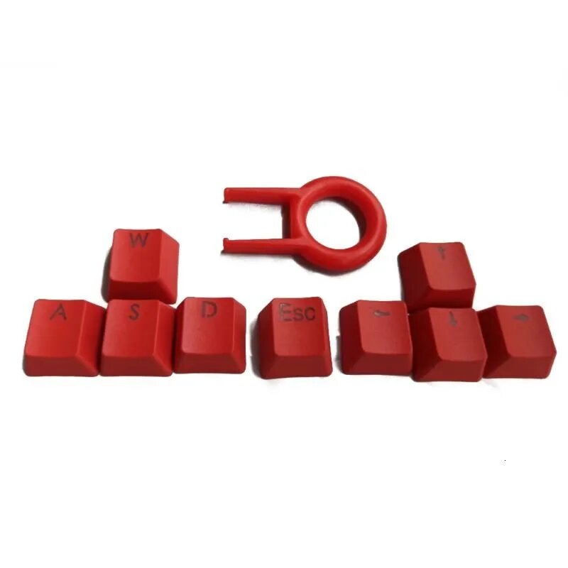 Механическая клавиатура с кейкапами и съемником для Cherry MX, красный