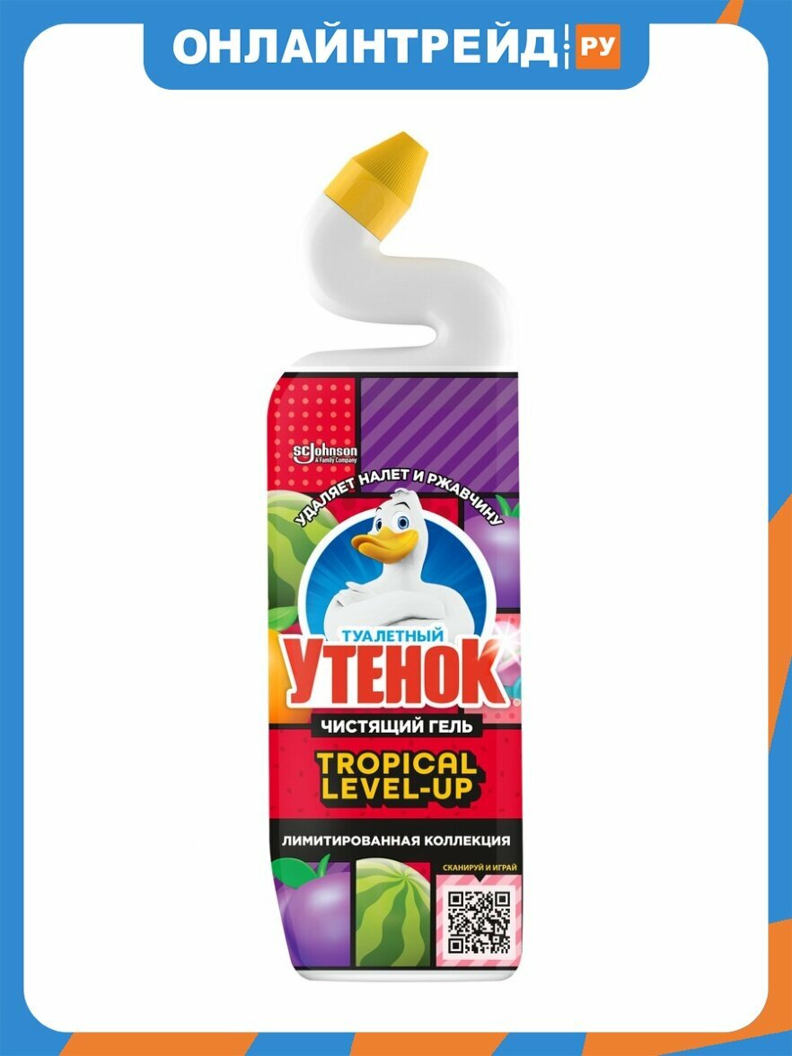 Чистящий гель Туалетный Утенок Фруктовый 800 мл