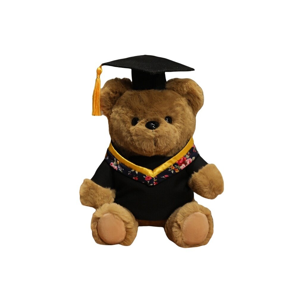 Плюшевая игрушка унисекс Tak Bebe Мишка "Доктор" Успокаивающая, 25CM EU
